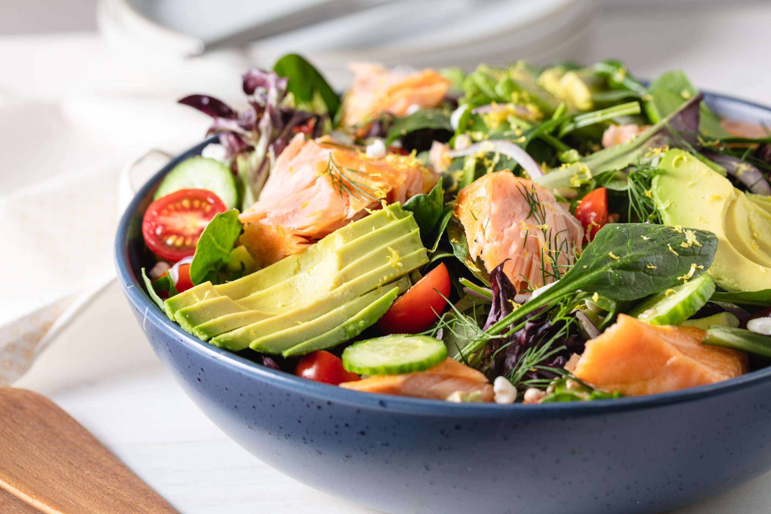 Loaded Smoked Salmon Salad