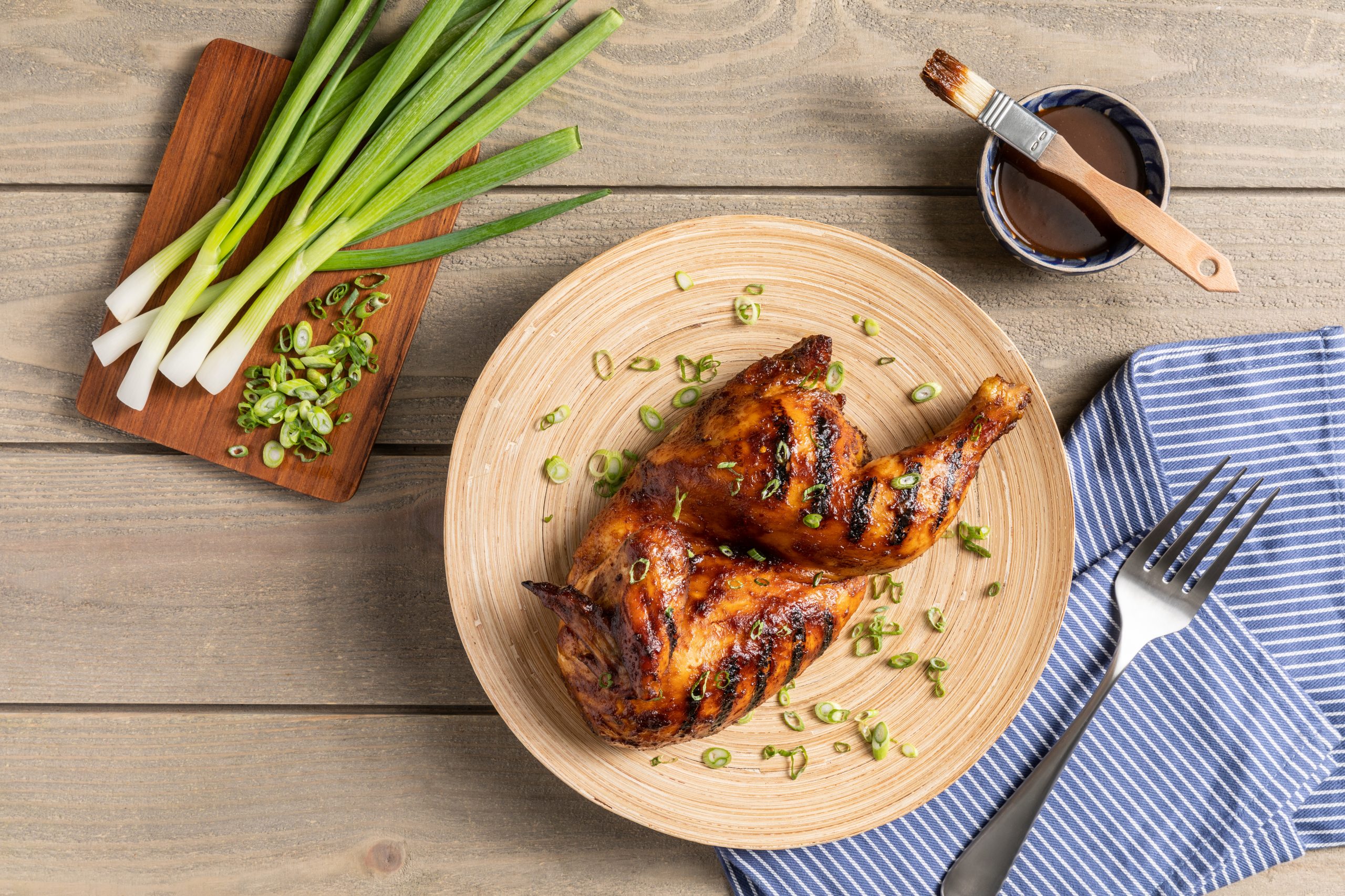 Soy Sauce Marinated Half Chicken