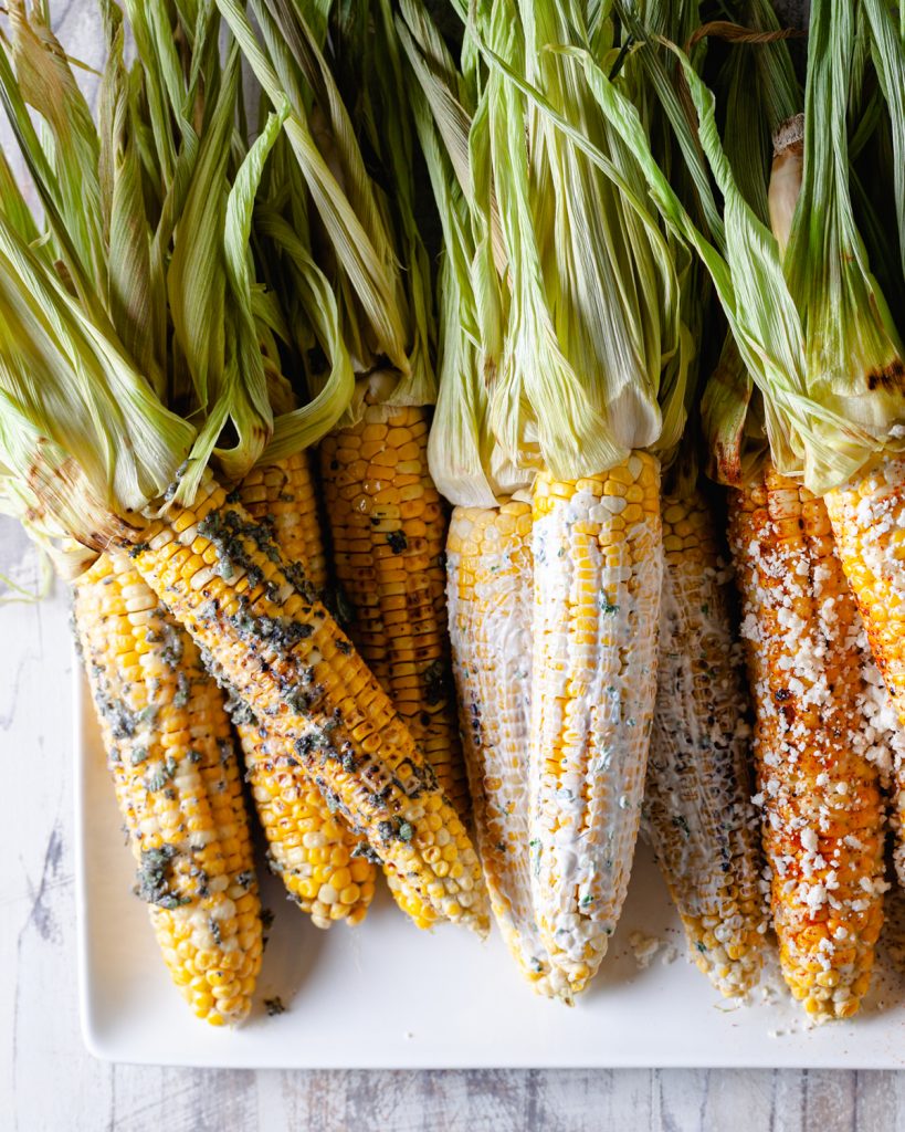 Corn Toppers Three Ways