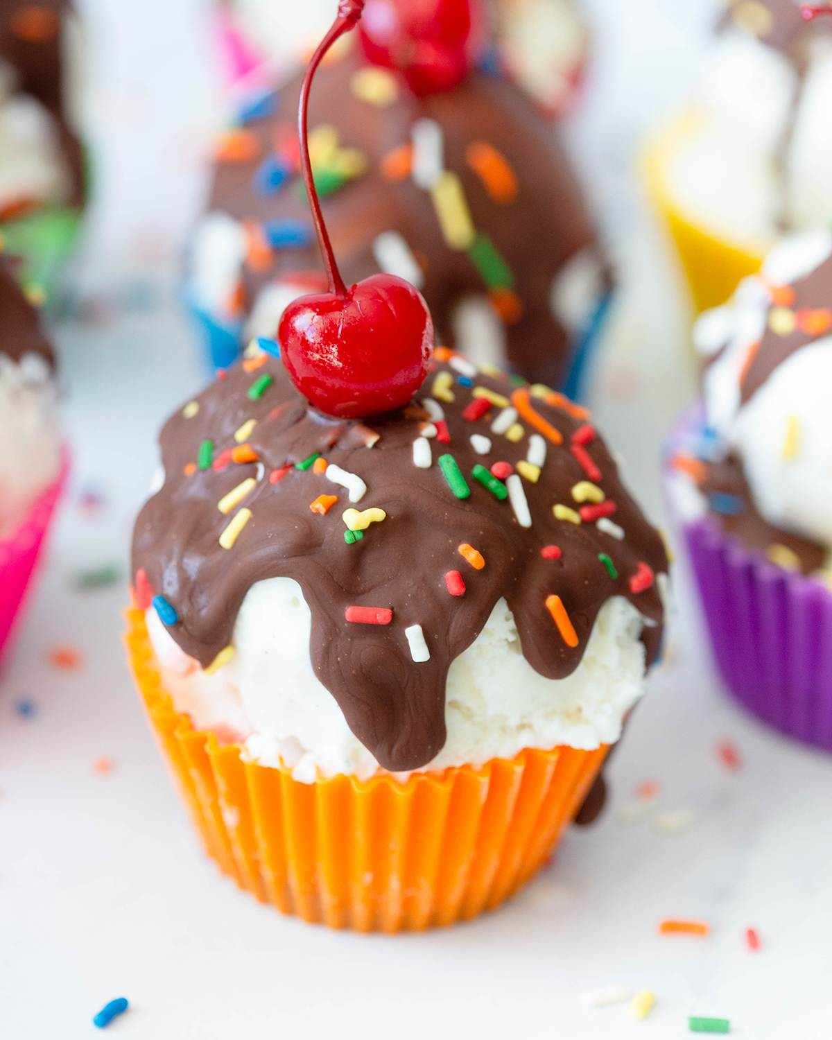 Ice Cream Sundae Cupcakes