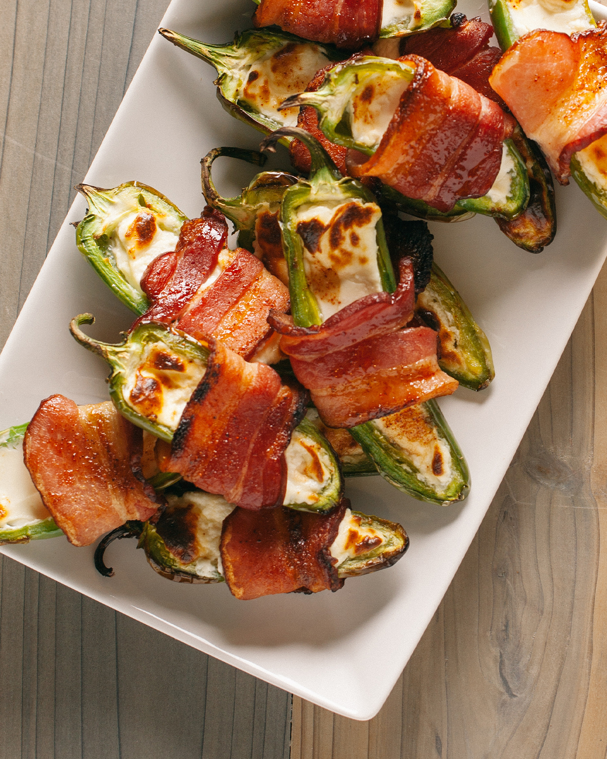 Brown Sugar Bacon Wrapped Cream Cheese Stuffed Jalapeños