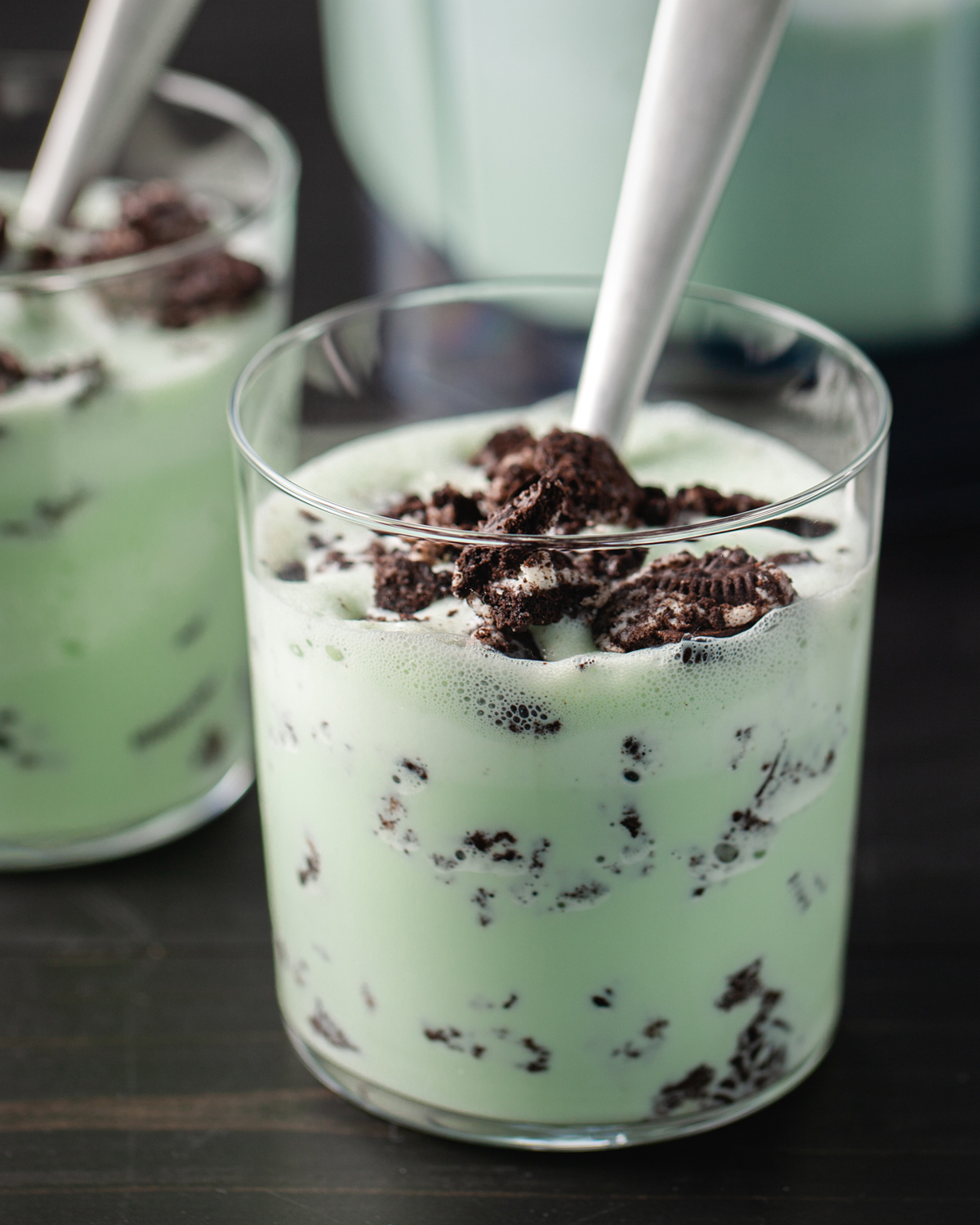 Homemade Oreo Shamrock Shake
