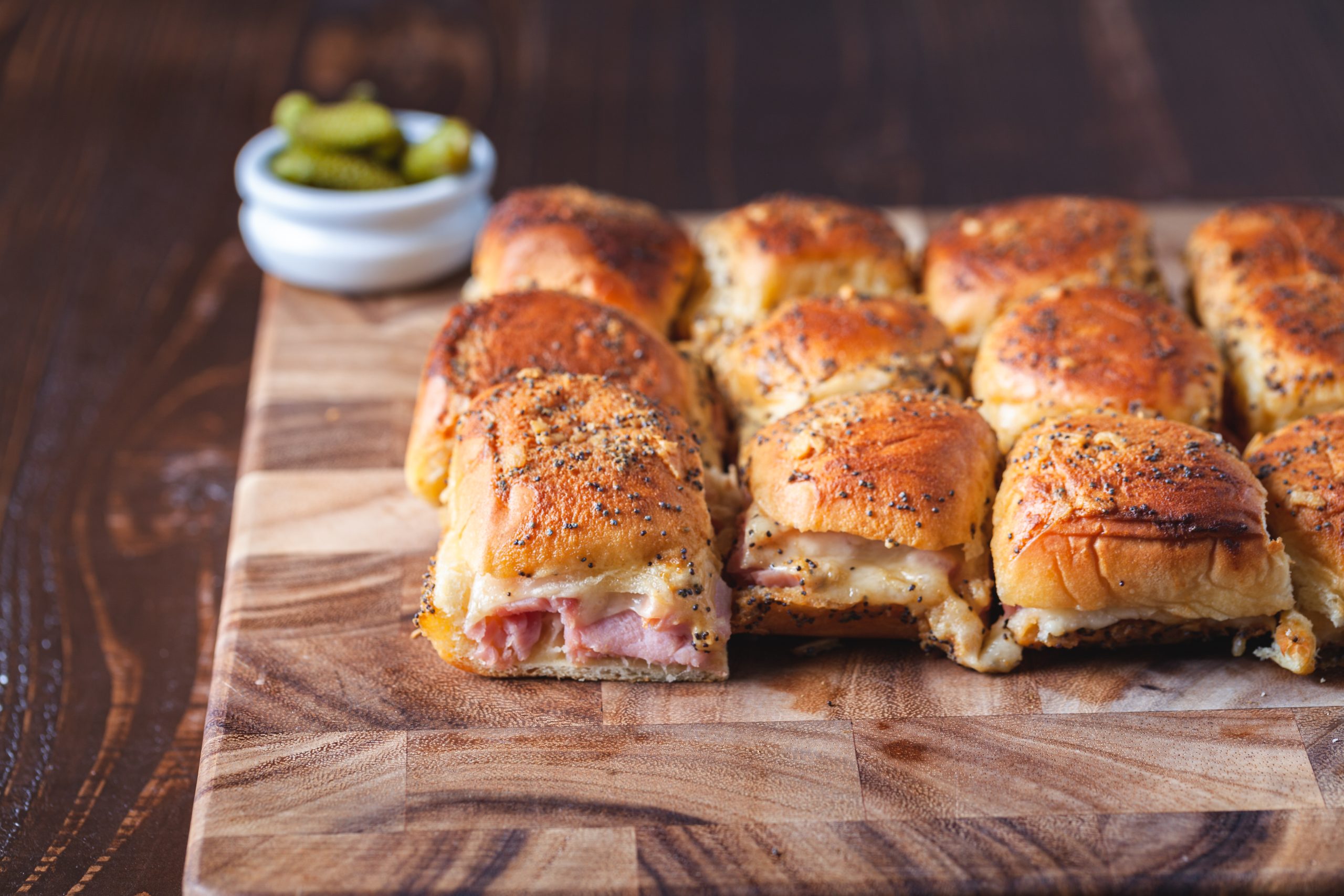 Mini Baked Ham Sandwiches