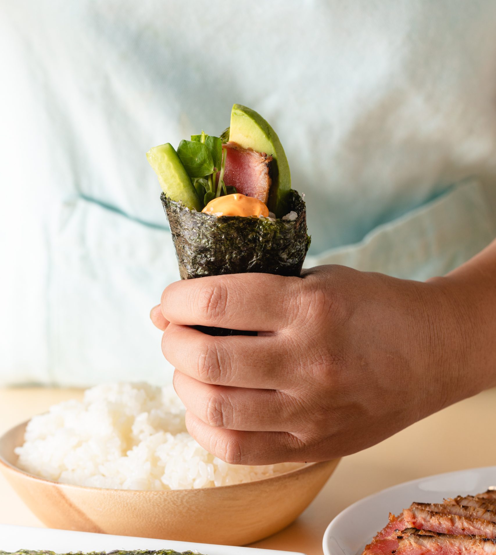 Tuna Hand Rolls