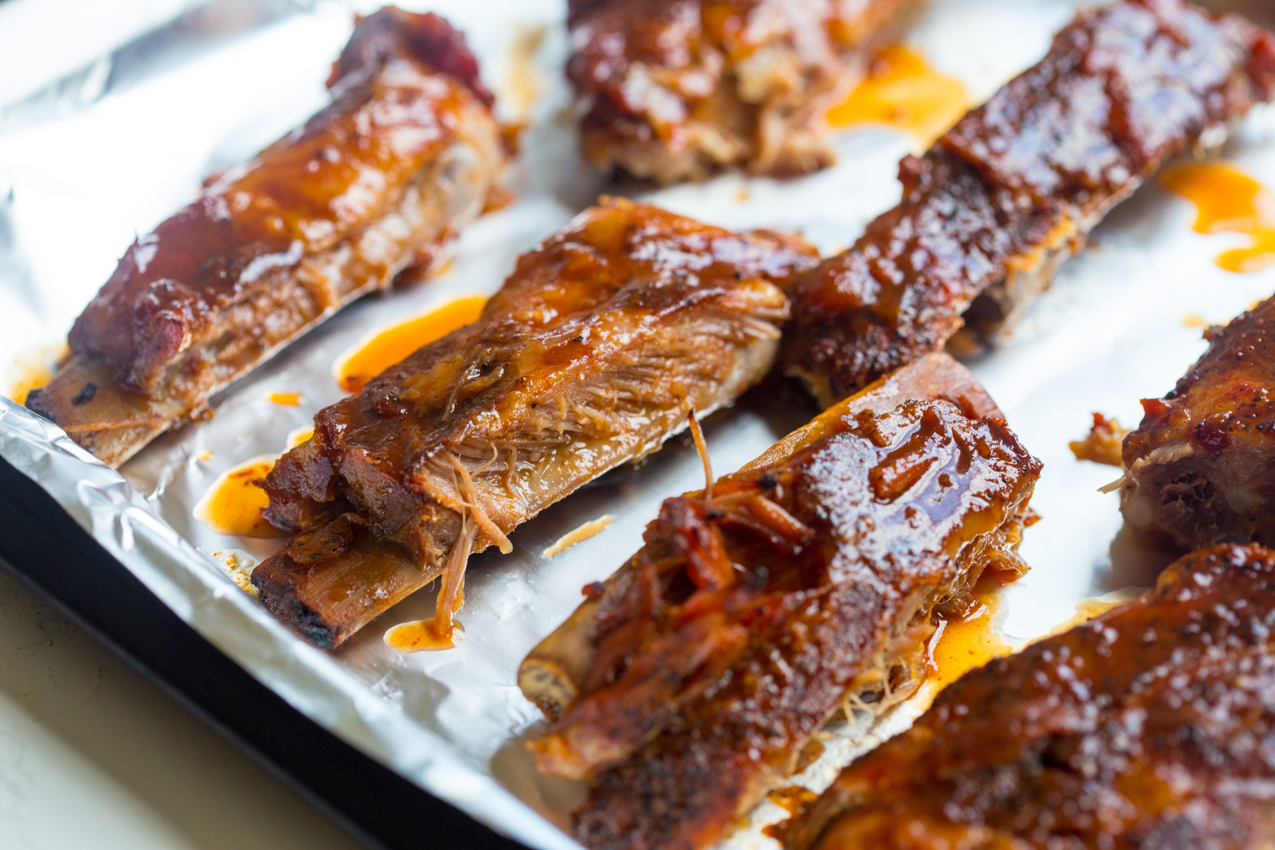 Honey Bourbon Spare Ribs
