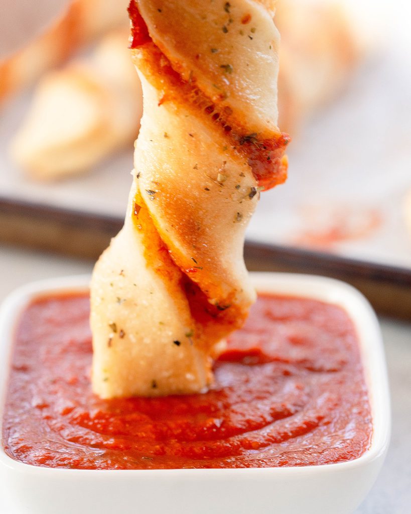 Twisted Pizza Breadsticks