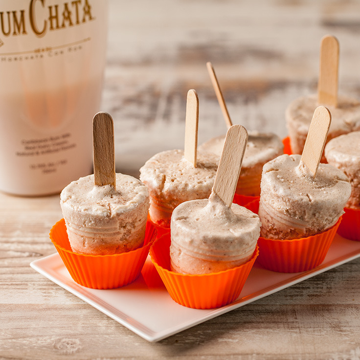 Pumpkin Spiked Latte Pops