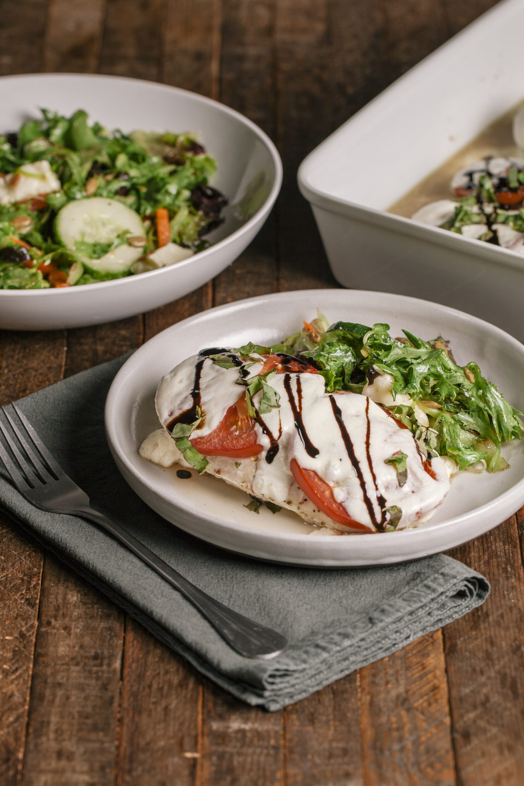 Baked Caprese Chicken