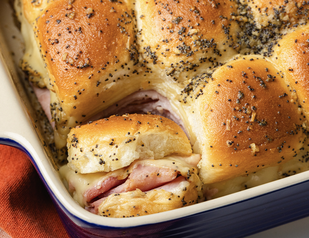 Mini Baked Ham Sandwiches