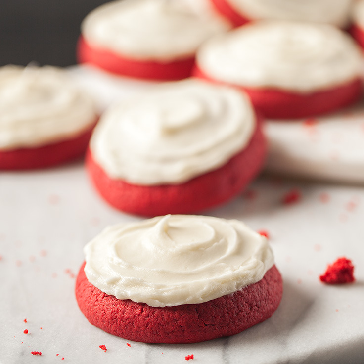 Red Velvet Snowballs