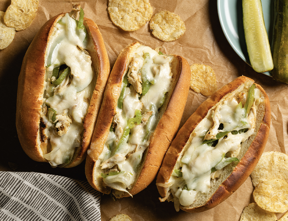 Chicken Philly Sandwiches